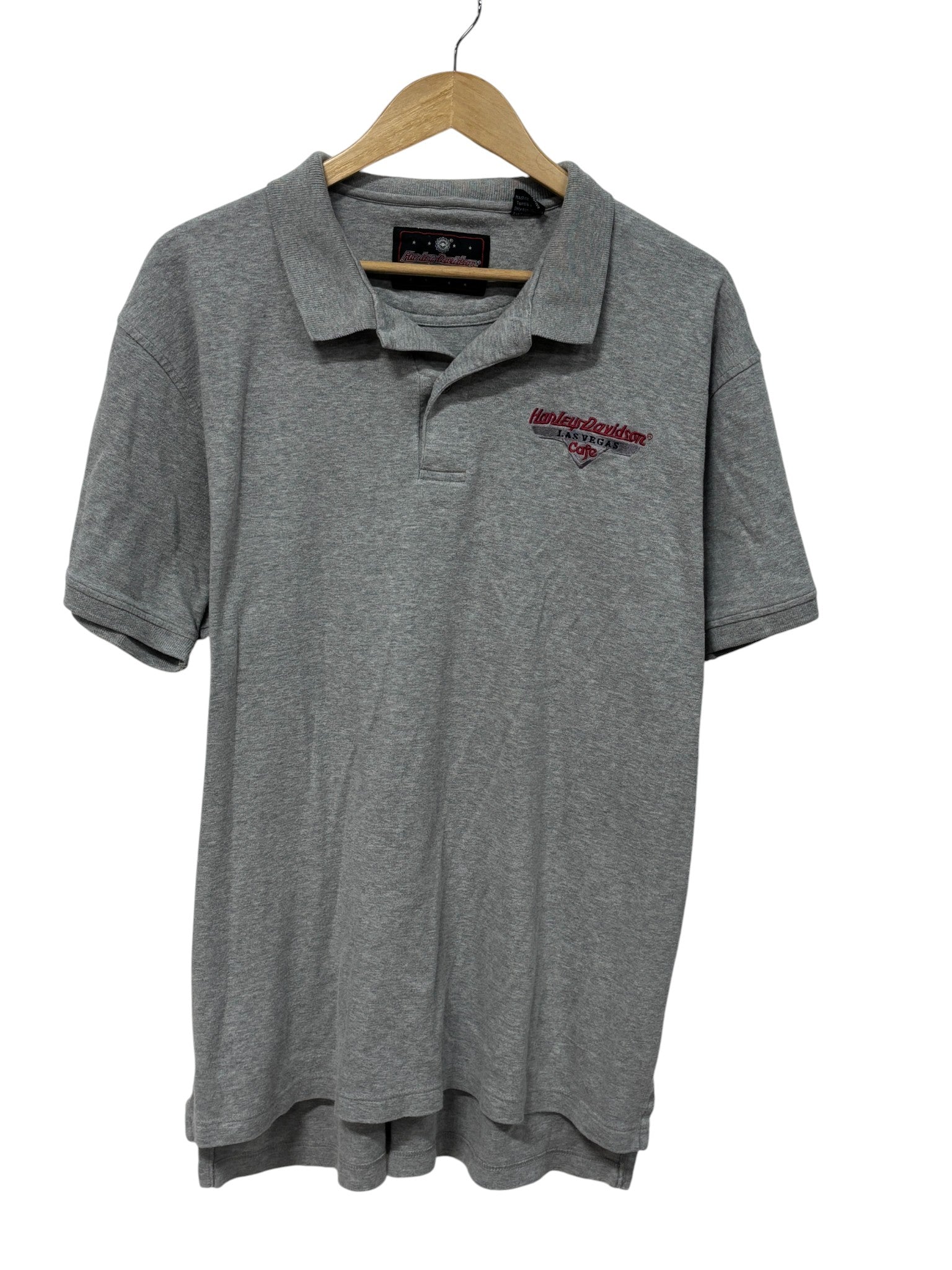 Vintage Harley Davidson Cafe Biker Polo Shirt Size XL – the basement